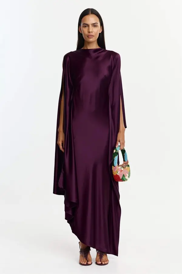 Acler Jarvis Maxi Dress - Fig