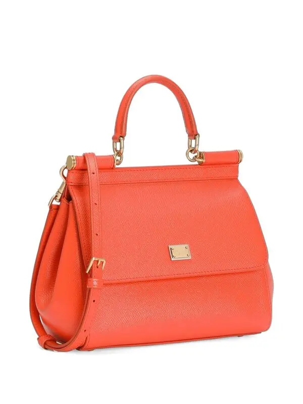 Dolce & Gabbana Sicily Medium Leather Handbag