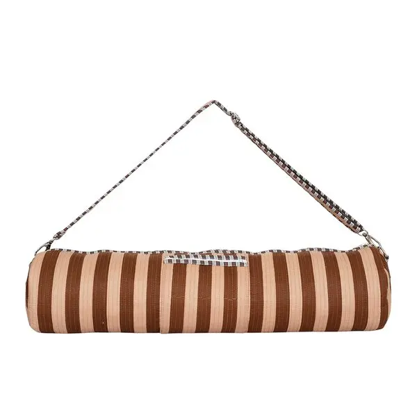CYC Striped Cotton Yoga Bag - Brown