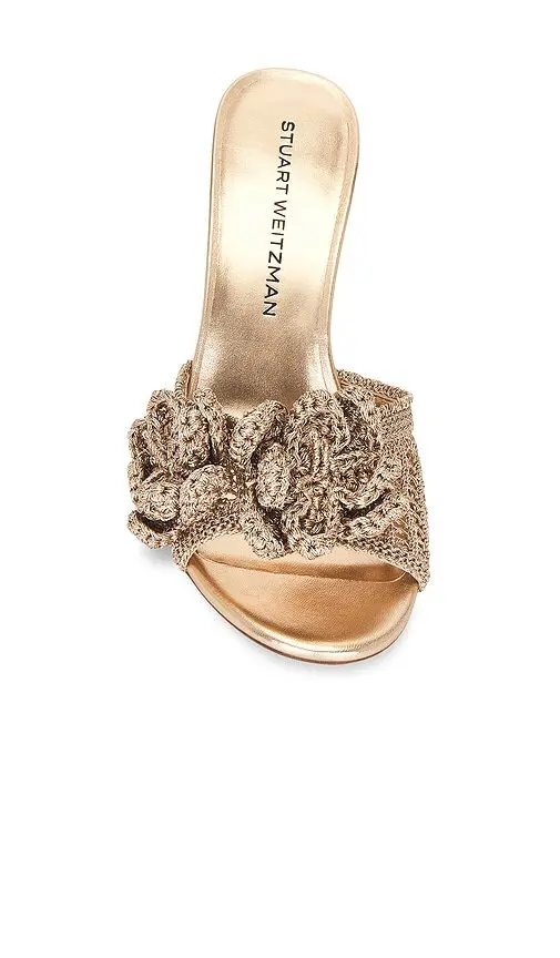STUART WEITZMAN Lotus Slide 85 In Metallic