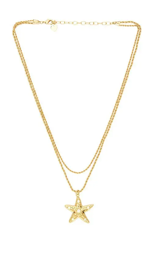 FRASIER STERLING Sea Star Necklace In Metallic - Gold