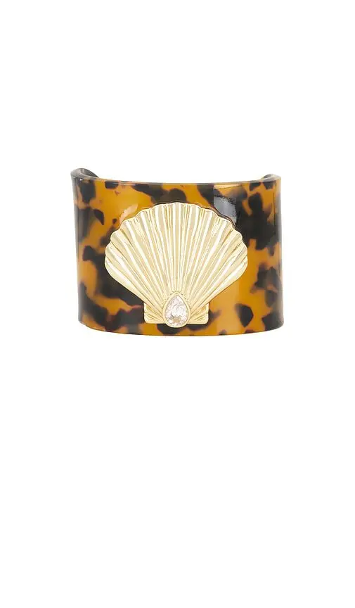 FRASIER STERLING Zanzibar Cuff In Brown - Tortoise
