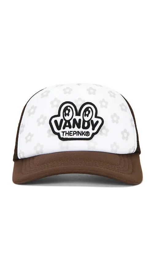 VANDYTHEPINK Eye Logo Patch Trucker Hat