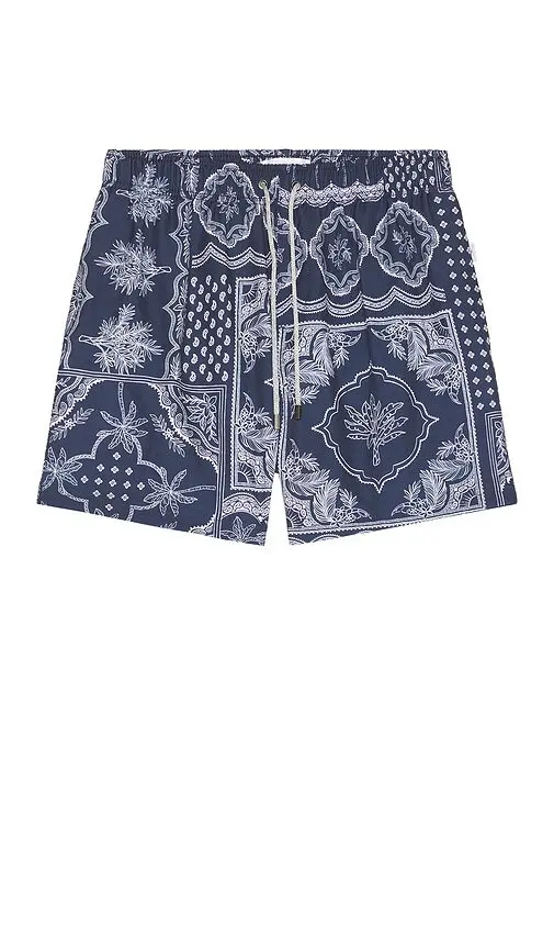 VINTAGE SUMMER 4-way Stretch Volley Swim Trunk