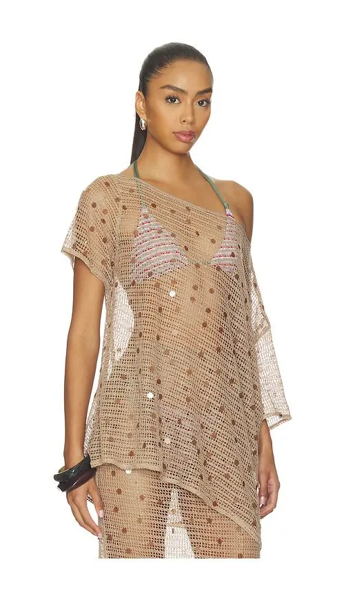 SNDYS. Astoria Top In Brown