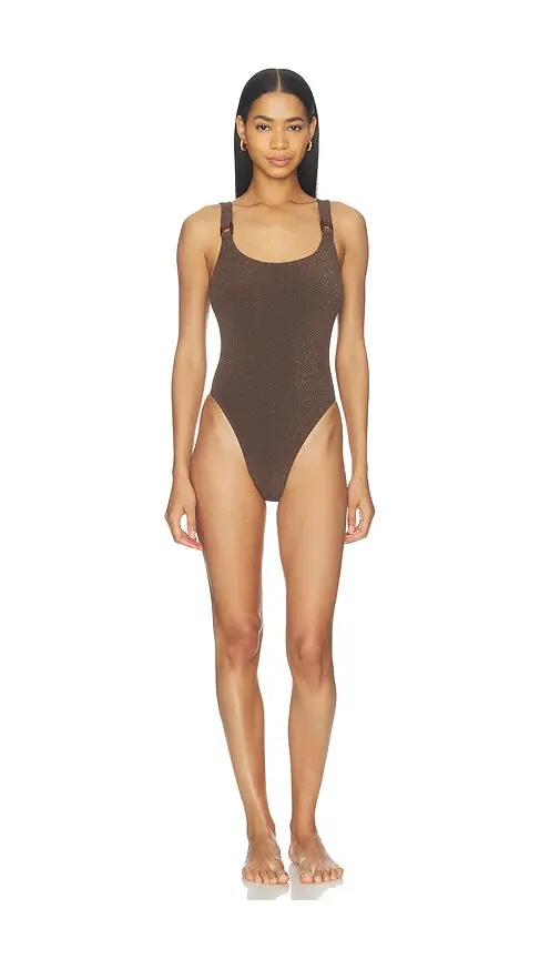 Bond Eye Ring Maddox One Piece In Brown - Walnut