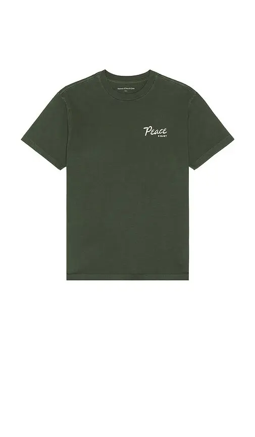 MUSEUM OF PEACE & QUIET Diner T-shirt In Green