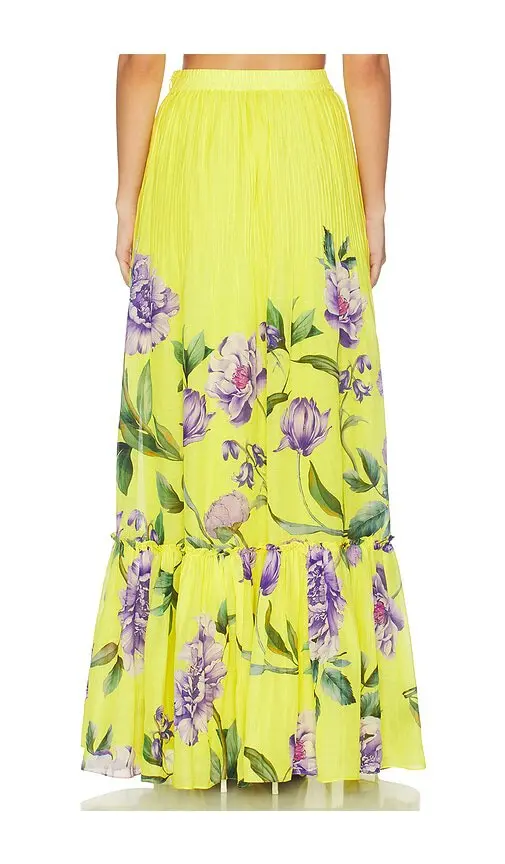 Hemant & Nandita Floral Print Maxi Skirt