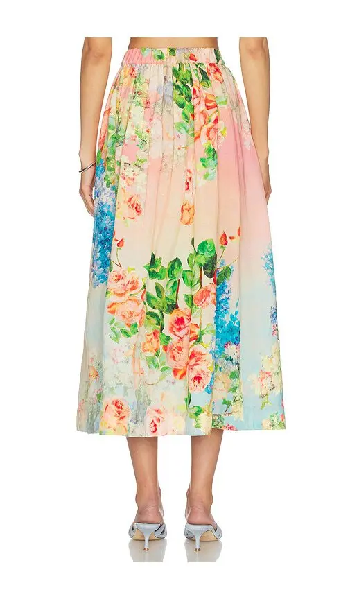 Hemant & Nandita Printed Midi Skirt - Multi