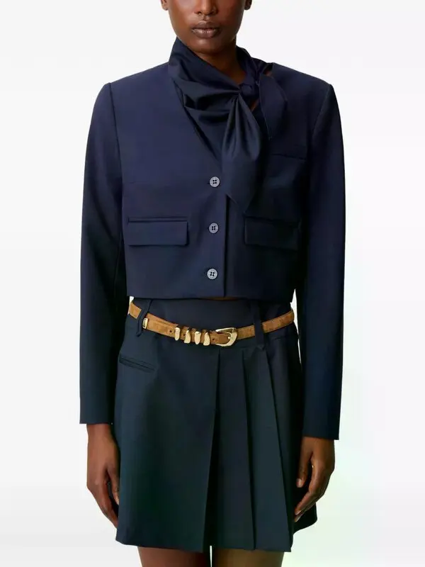 Claudie Pierlot Wool Blend Box Jacket