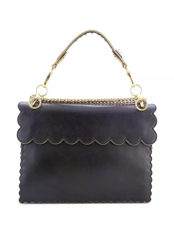 Fendi Kan I Bag Leather Medium Shoulder Bag