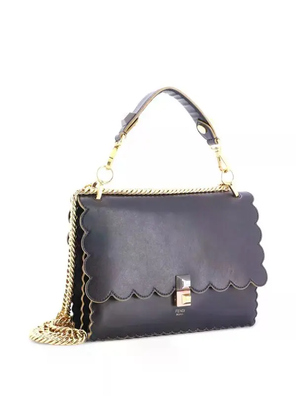 Fendi Kan I Bag Leather Medium Shoulder Bag