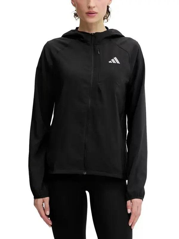 Adidas Logo Print Hooded Jacket