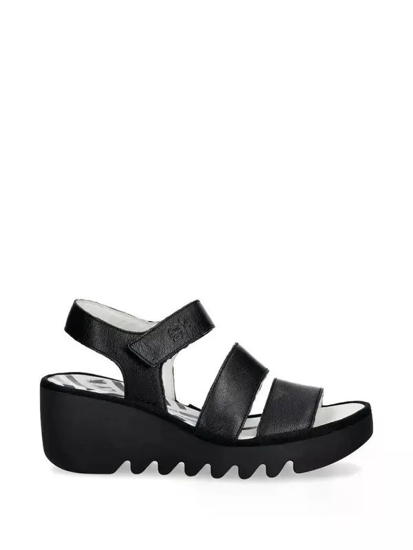 Fly London Wedge Sandals With Touch-strap Fastening