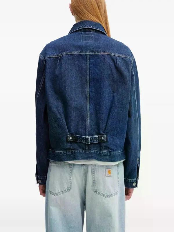 Carhartt Work In Progress Belmar Logo-patch Denim Jacket
