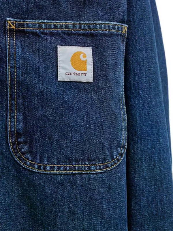 Carhartt Work In Progress Belmar Logo-patch Denim Jacket