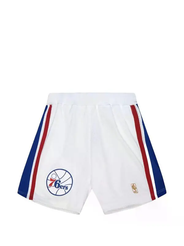 Mitchell & Ness Philadelphia 76ers 96-97 Authentic Track Shorts - White