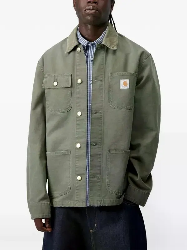 Carhartt Work In Progress Michigan Logo-patch Jacket - Green