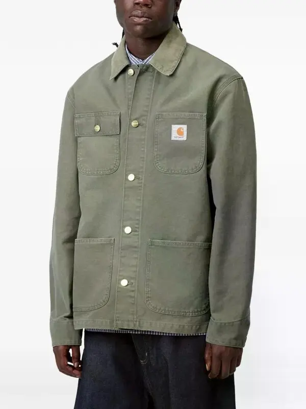 Carhartt Work In Progress Michigan Logo-patch Jacket - Green