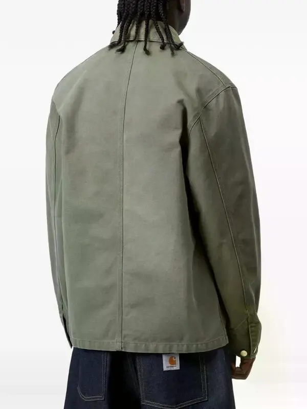 Carhartt Work In Progress Michigan Logo-patch Jacket - Green