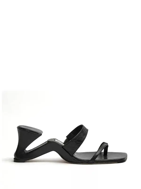 MIISTA Toe-strap Sculptural Heel Sandals