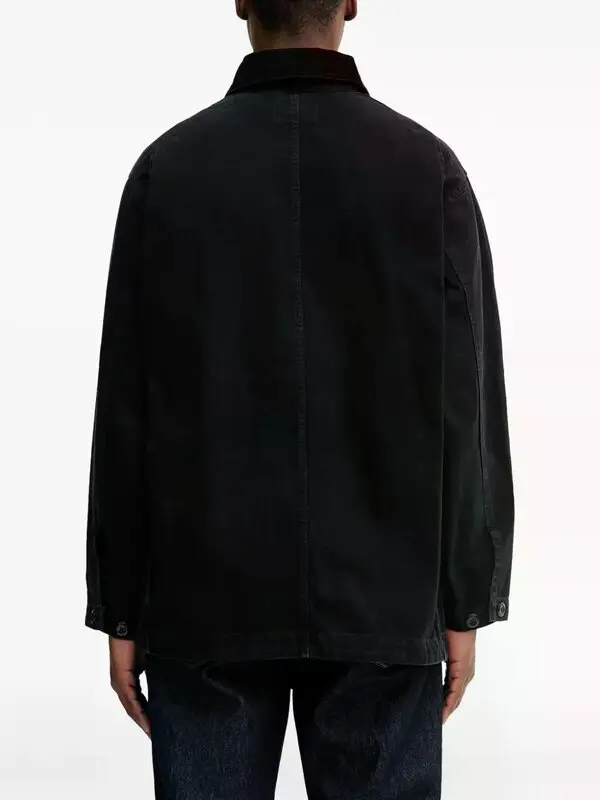 Carhartt Work In Progress Prescott Corduroy-collar Logo-patch Jacket