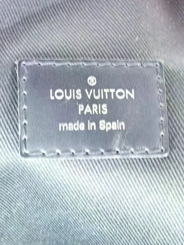 LOUIS VUITTON Avenue Sling Bag Renaissance Map Damier Graphite - Black