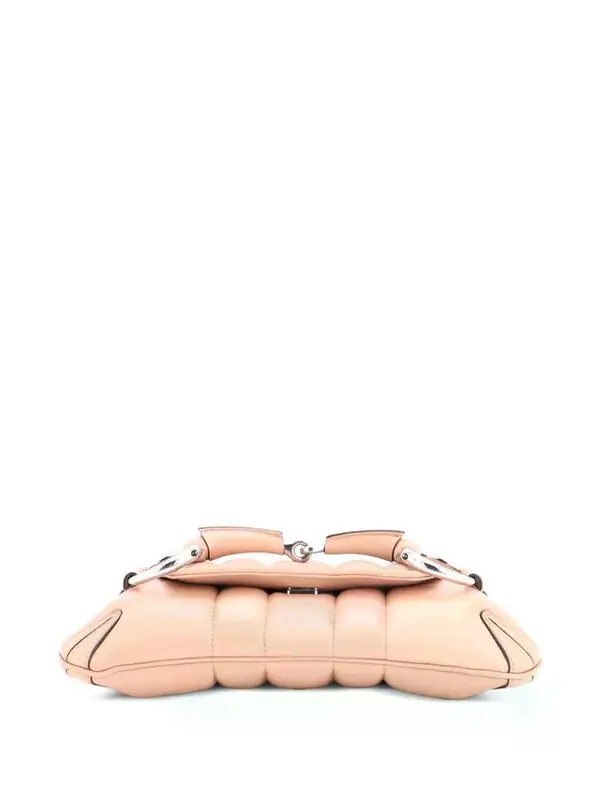Gucci Horsebit Chain Vertical Quilted Leather Small Shoulder Bag - Neutrals