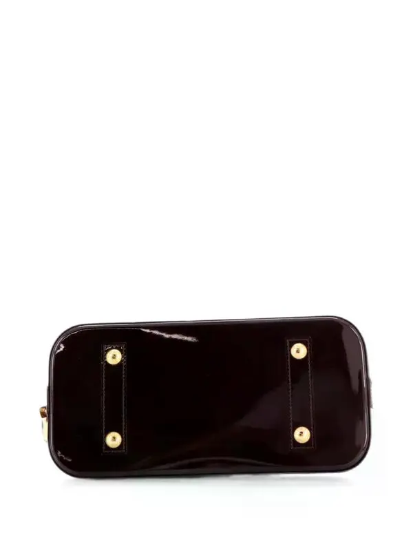 LOUIS VUITTON Alma Handbag Monogram Vernis Pm Satchel