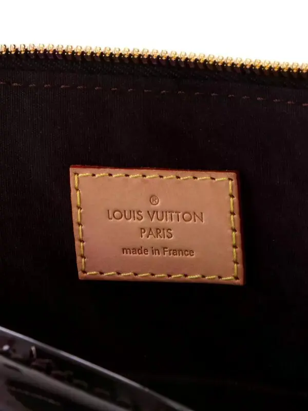 LOUIS VUITTON Alma Handbag Monogram Vernis Pm Satchel