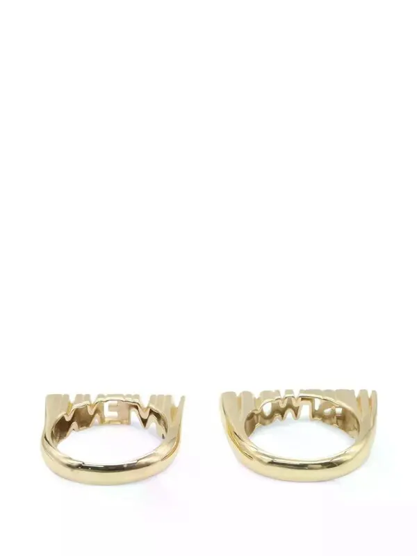 VIVIENNE WESTWOOD Essex Logo Ring Set - Gold