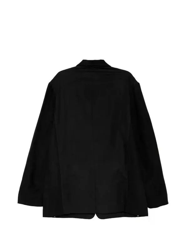 GIOVANNI CAVAGNA Linen Single-breasted Jacket
