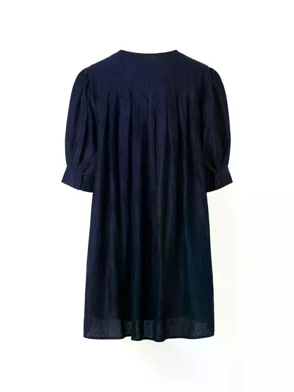 Officine Générale Crinkled Finish Mini Dress