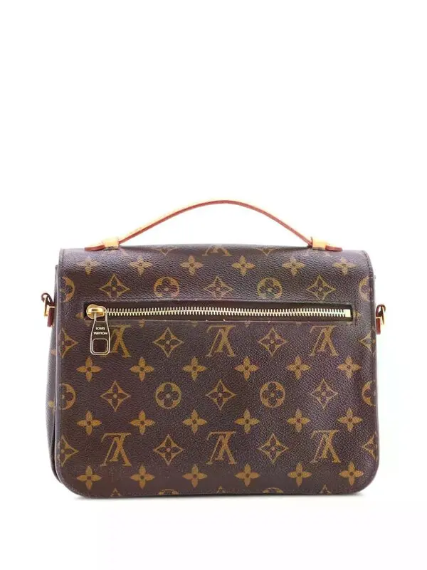 LOUIS VUITTON Monogram Canvas Pochette Metis Bag - Brown