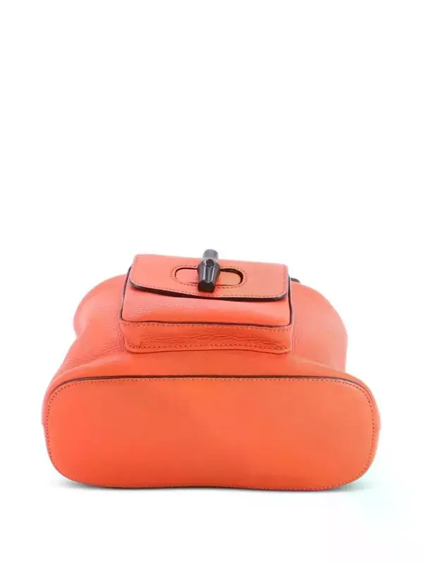 Gucci Bamboo Tassel Leather Mini Backpack