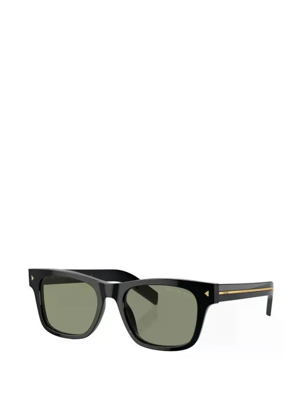 Prada Square-frame Sunglasses With Green Lenses