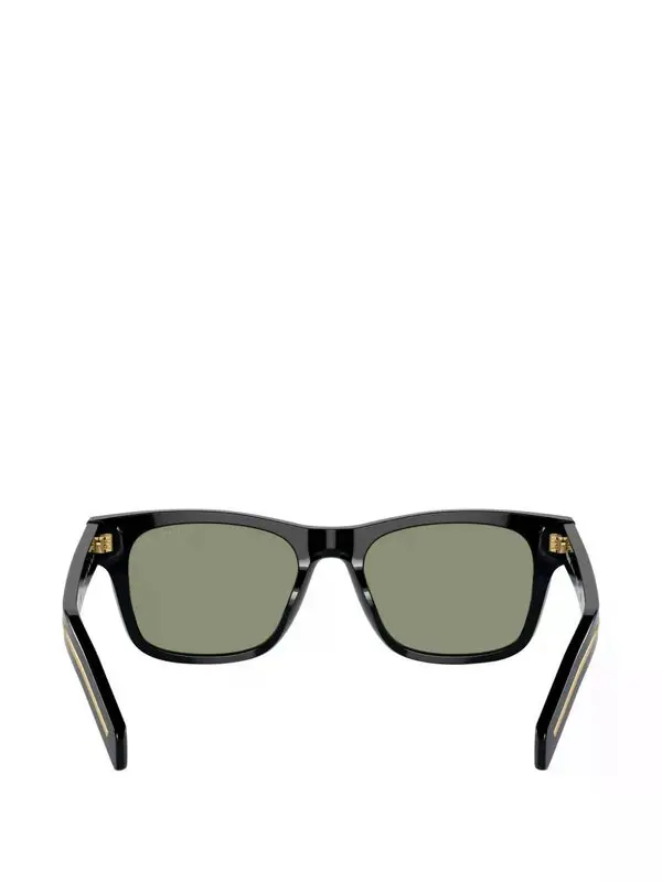 Prada Square-frame Sunglasses With Green Lenses