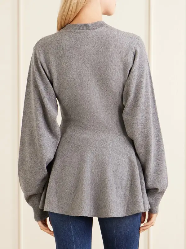 Stella McCartney Wool Peplum Sweater