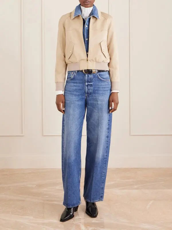 NILI LOTAN Saul Cotton Bomber Jacket