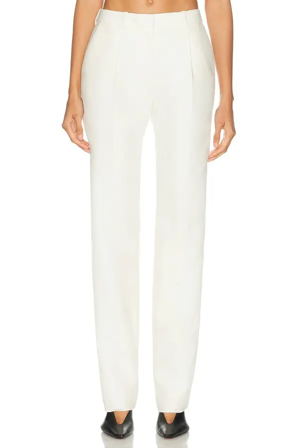 Balenciaga Slim Tailored Pant - Ivory