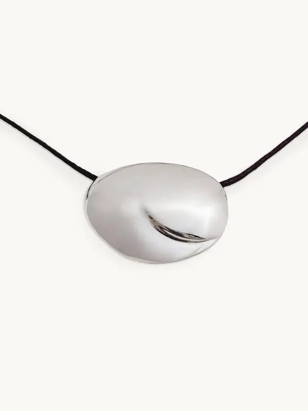 LOUIS ABEL Ovu Cord Necklace - Silver