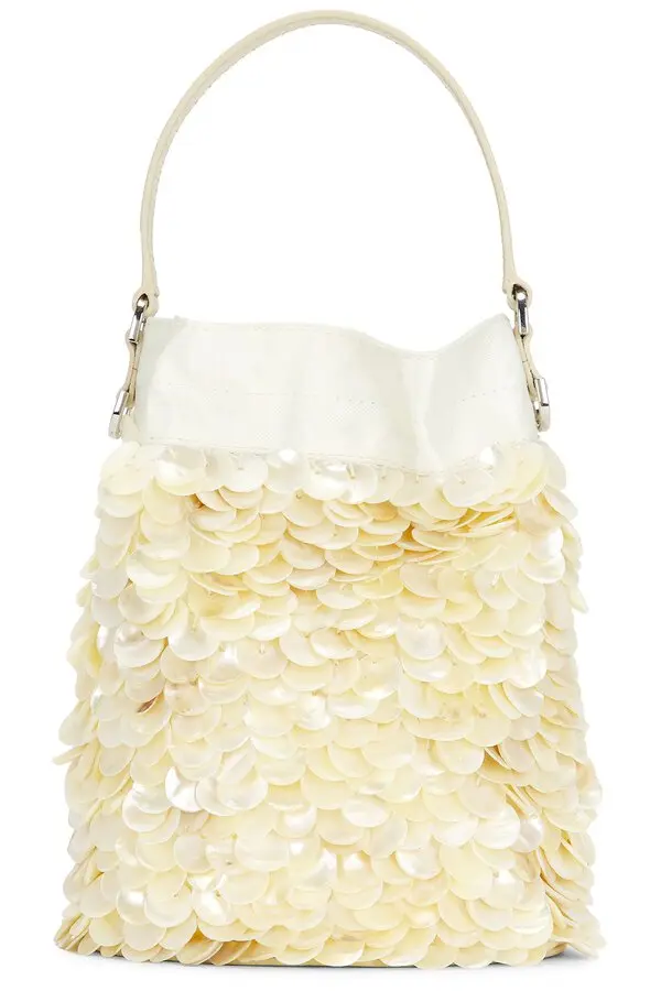 Staud Lila Mini Bag In Creme