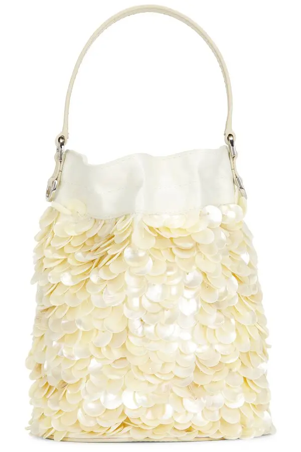 Staud Lila Mini Bag In Creme