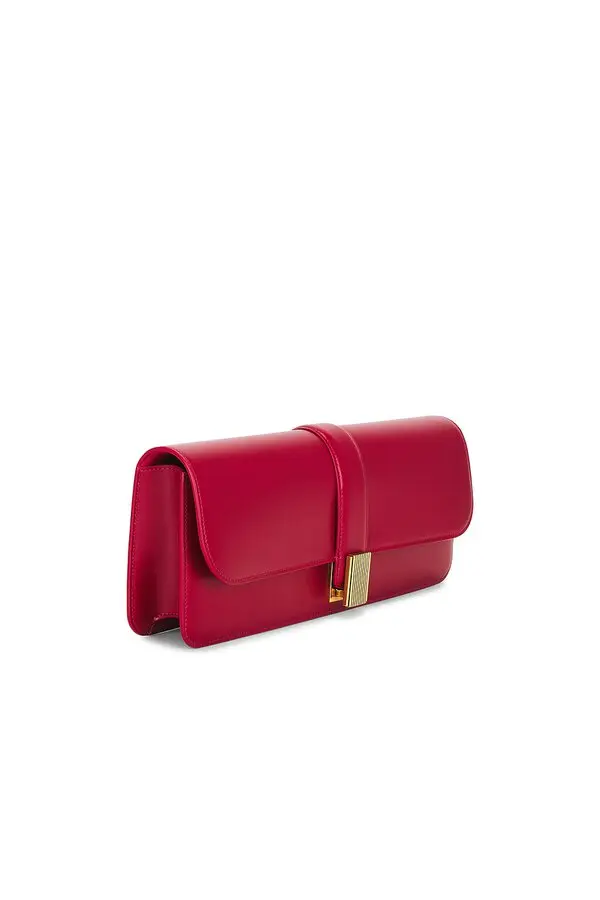 Khaite Blake Clutch - Ruby