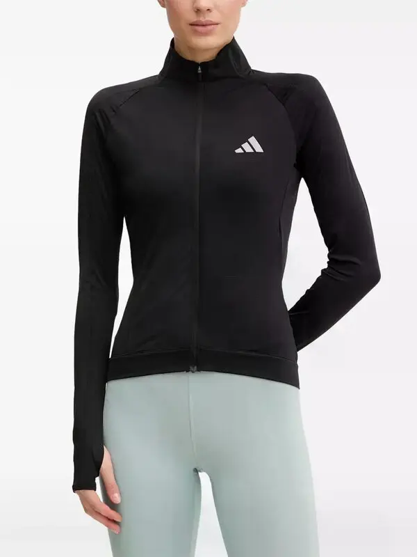 Adidas Logo-detail Sweatshirt - Black
