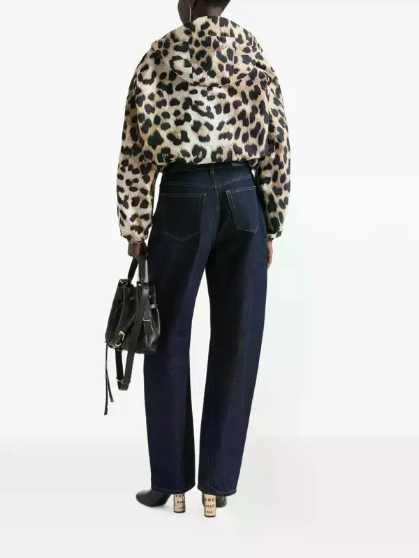 Givenchy Leopard Jacquard Windbreaker