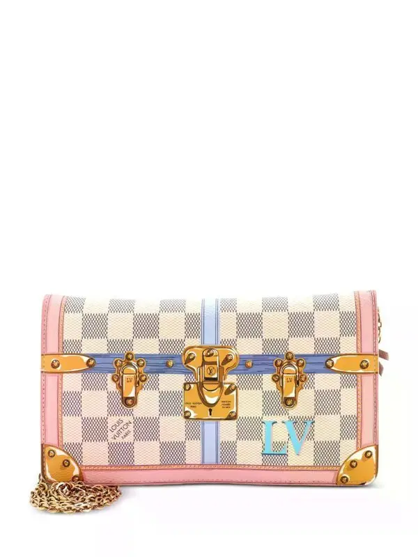 LOUIS VUITTON Weekend Pochette Limited Edition Damier Summer Trunks Clutch Bag