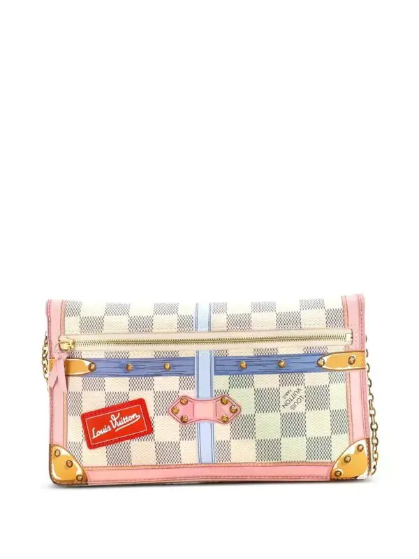 LOUIS VUITTON Weekend Pochette Limited Edition Damier Summer Trunks Clutch Bag