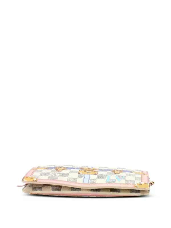 LOUIS VUITTON Weekend Pochette Limited Edition Damier Summer Trunks Clutch Bag