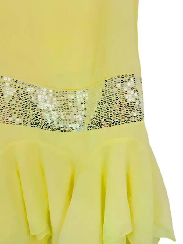 Gimaguas Sequin Embellished Ruffled Dress